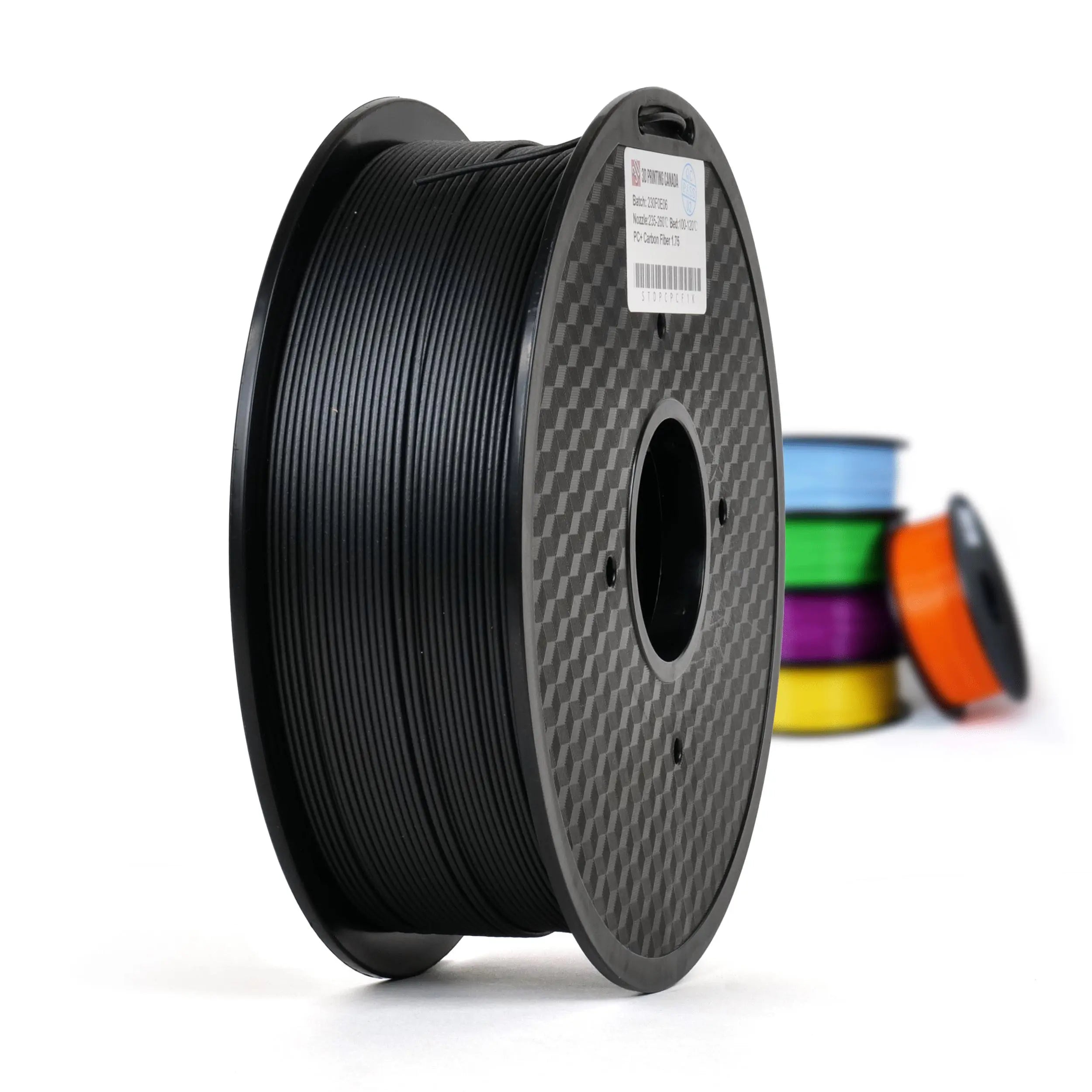 Filament Carbone - Standard PC+ Filament - 1.75mm, 1kg – Filaments 3D ...