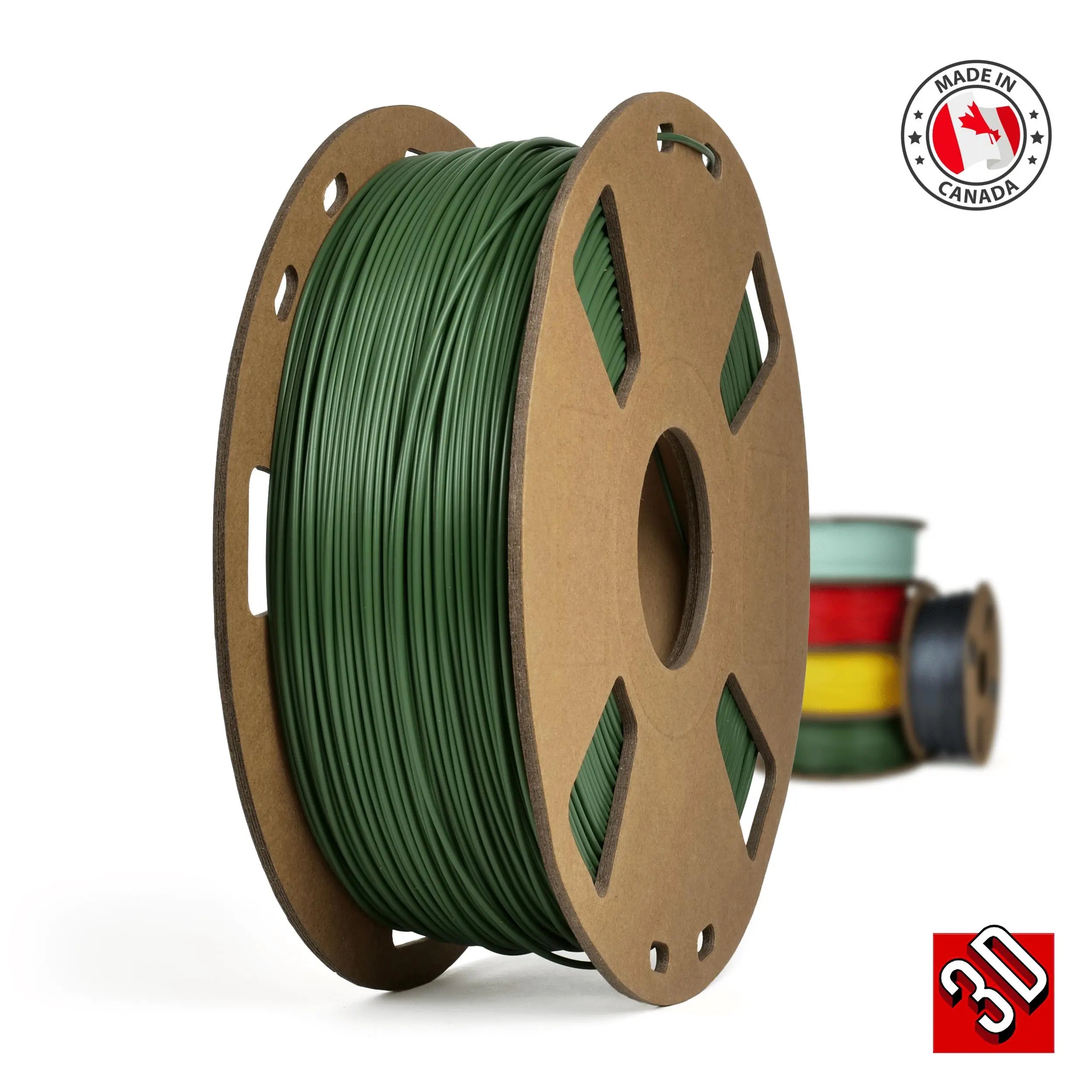 Vert Foncé - Canadian-made PLA+ Filament - 1.75mm, 1 kg – Filaments 3D ...
